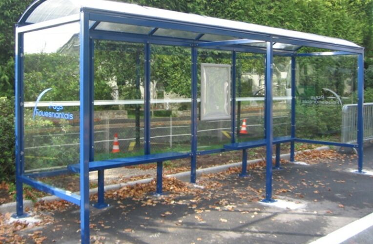 Abri bus et cars - Avec ou sans poubelle - Modèle Atlantique
